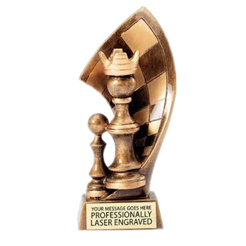 Resin Chess Club Tournament Competition Souvenir Chess Trophy Award ...