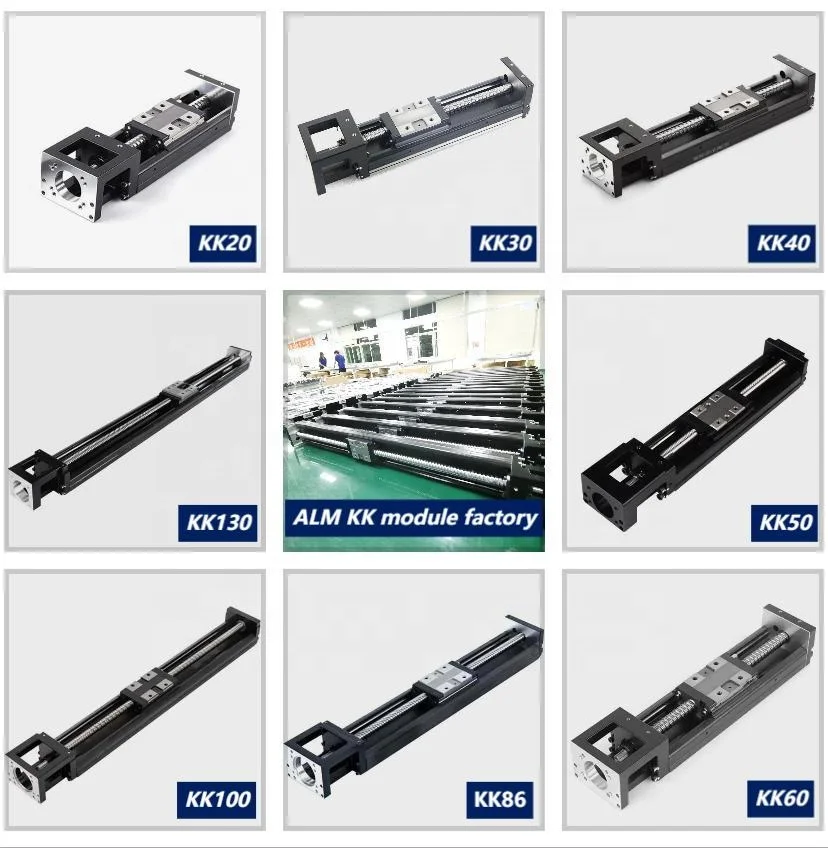 Hiwin Linear Guide Module KK Module Single Axis Robot KK20 KK30 Kk40 KK50 KK60 KK86 KK100 KK130 ...