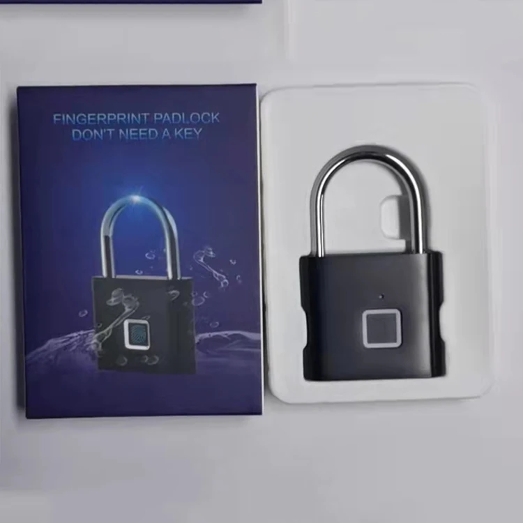 Home Electronics Lock Fingerprint Smart Padlock Ip56 Smartlock Candado ...