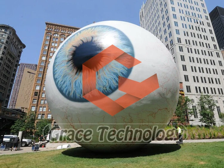 Giant Eyeball Sculpture - Perfect for Festival Decorations