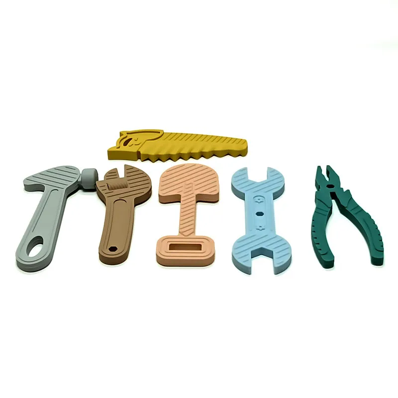 Silicone Molar Teether Chew Toy Hammer Wrench Spanner Pliers Shape ...
