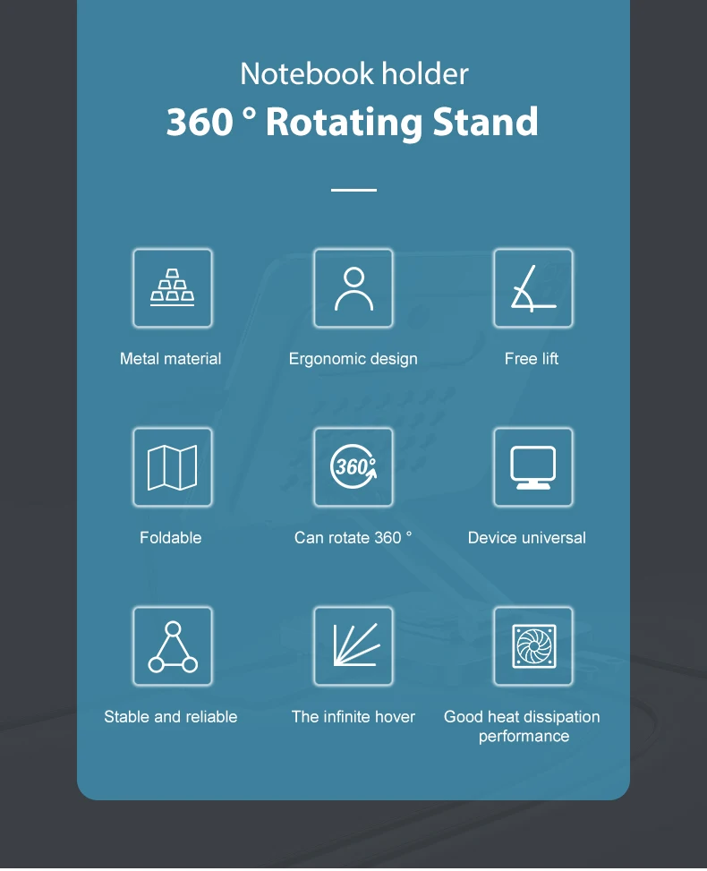 USB c Docking Station Tablet Holder Adjustable Height Aluminum Laptop ...