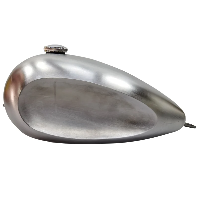 Dished Frisco 15L Peanut Gas Tank for Harley - Durable Motorcycle Fuel ...