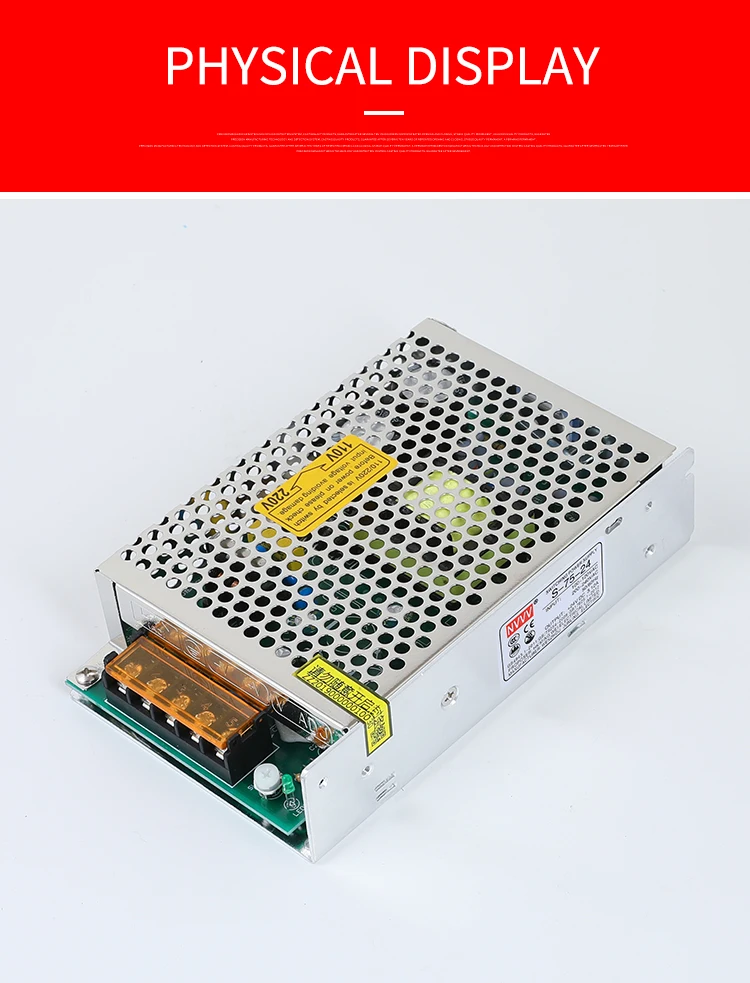 Ac To Dc 24v Led Power Supply 24v Supply 75w Transformer Smps For Led ...