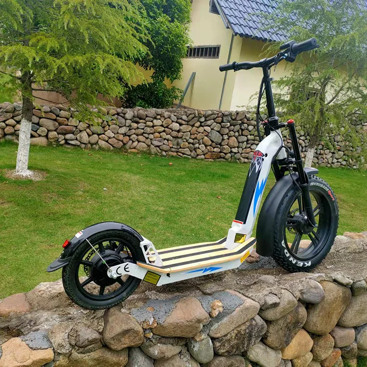 Fast Fat Tire Off Road Big Wheel Folding Electric Scooter 500w 7.8 Ah ...