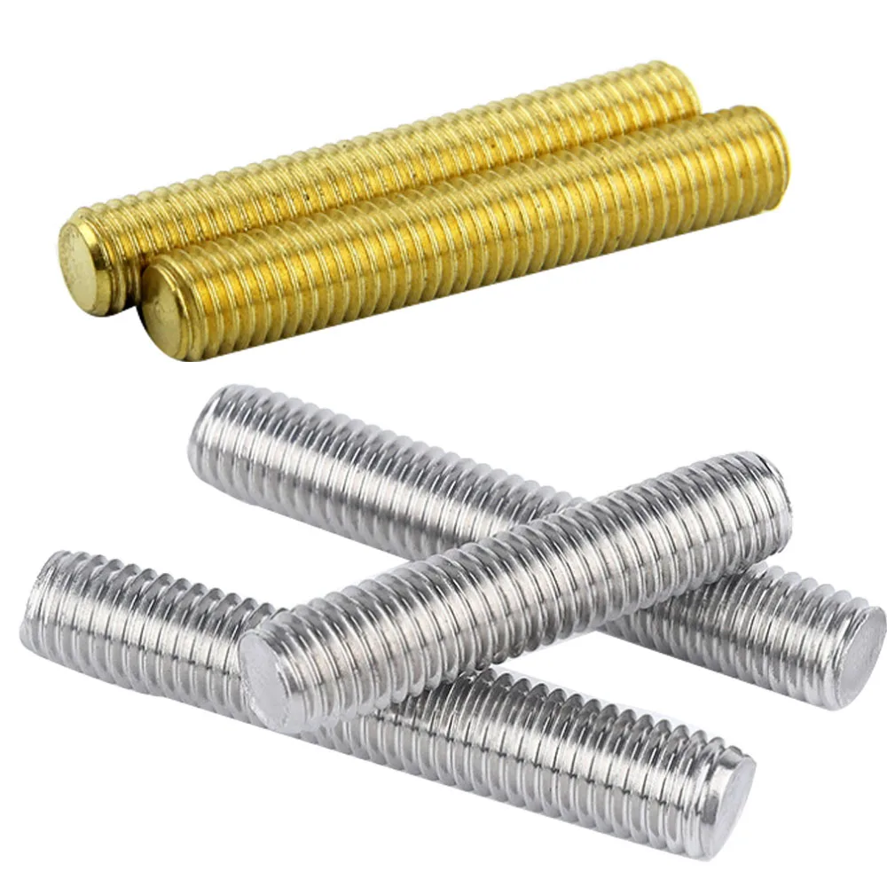 Factory Customized M3 M4 M5 Full Thread Half Thread Bar Stud Screw ...