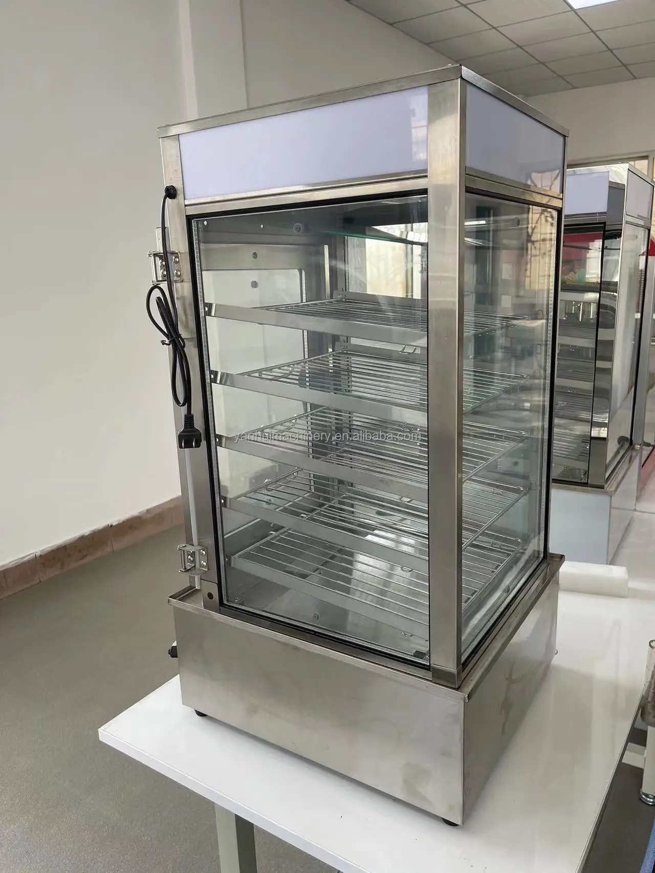 Glass Display Buns Steamer Commercial Restaurant Kitchen Heavy Duty ...
