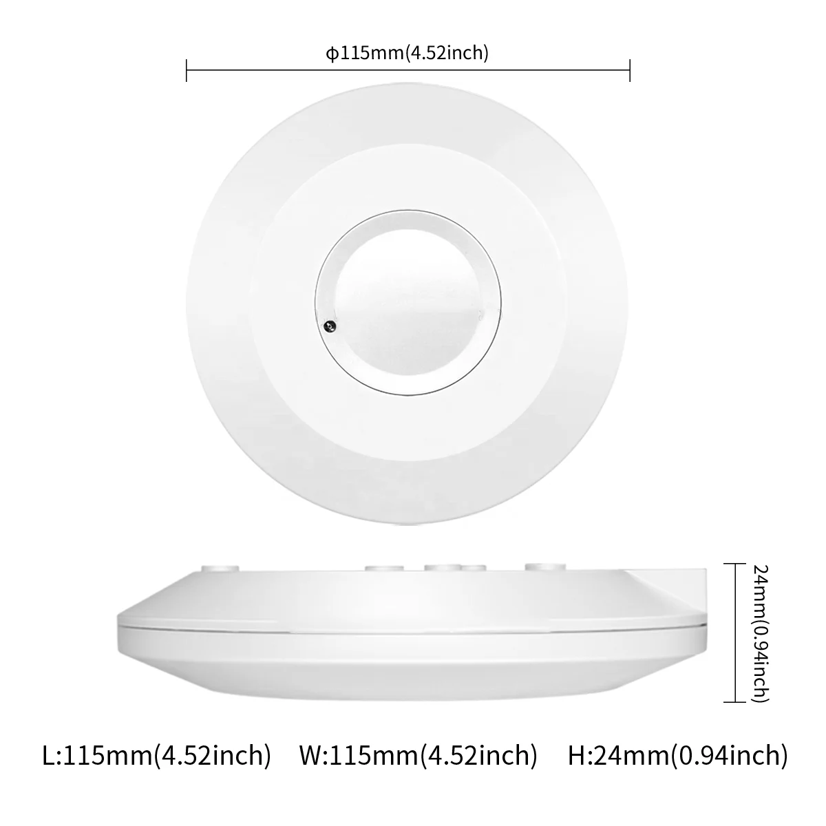 5.8GHZ 360 Degree Ceiling Surface Mounted Microwave Motion Sensor