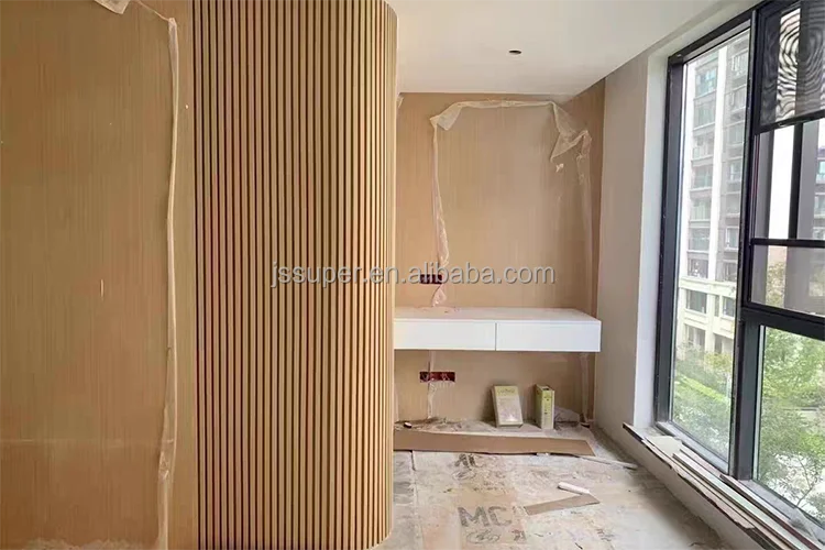 Solid Wooden Slat Rotating Grille Wall Panel - Durable & Stylish