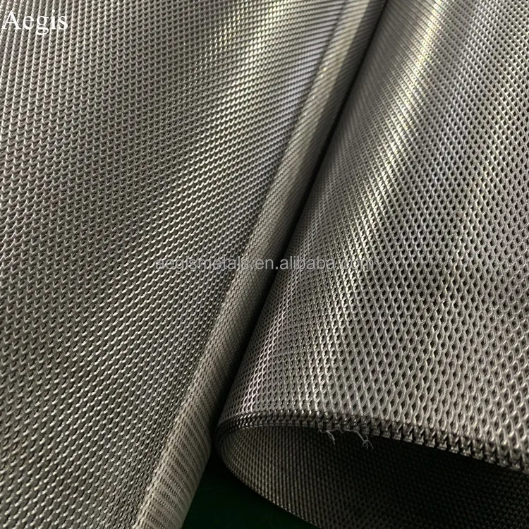 Thin Foil Mesh Pure Titanium 0.5 Mm Thickness 1*2mm Diamond Titanium ...