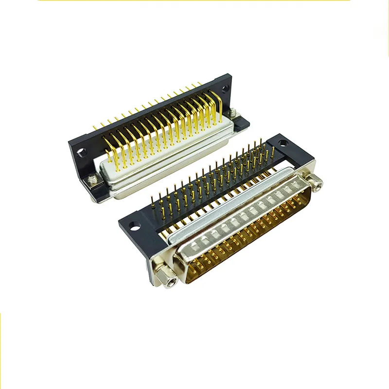 Solid Core Pin Insertion Board 3-row 50pin Male Connector Bent 90 ...