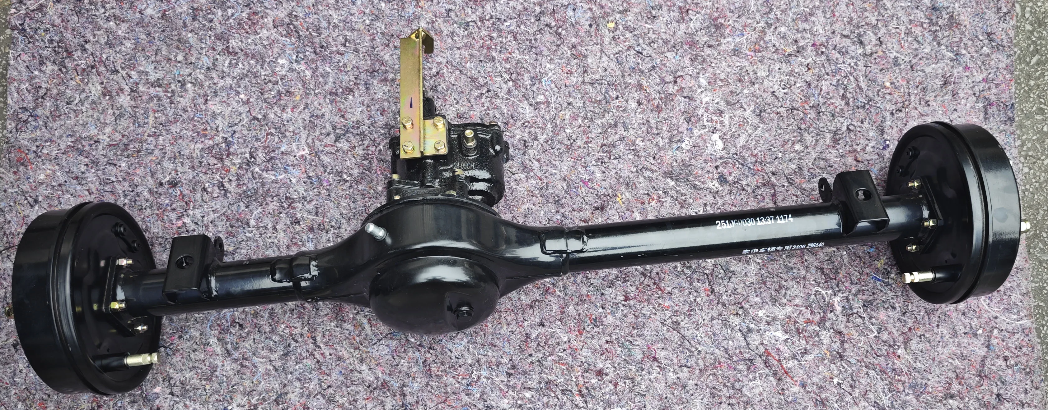 3 Wheel Motor Trike Rear Axle 3/4 Full-floating 220mm Brake Drum ...