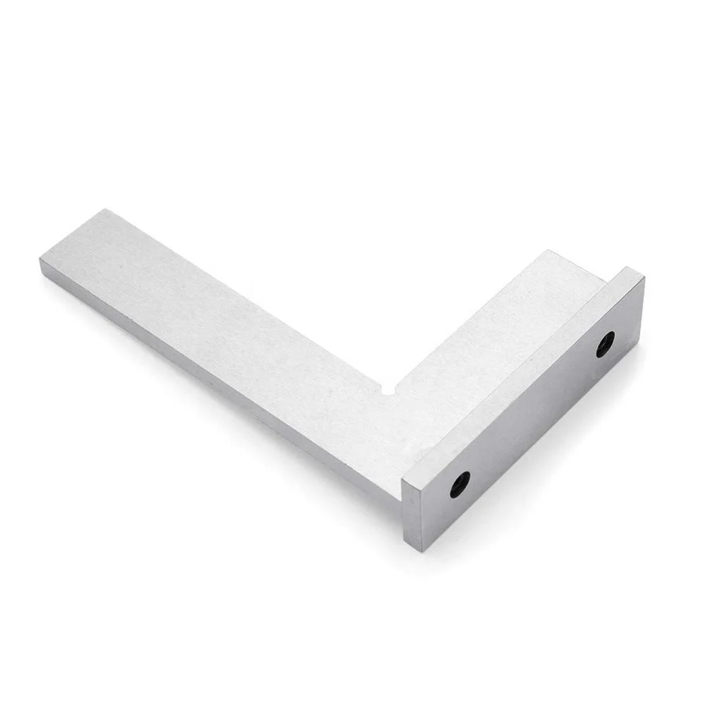 90 Degree Stainless Steel Flat Edge Square With Base 150*100mm Din875/0 ...