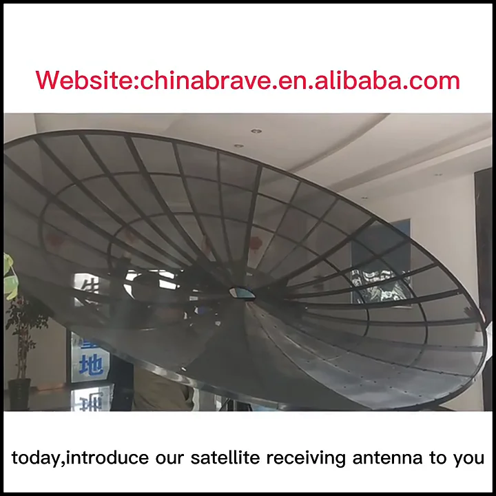 Most Popular Excellent Quality 3m Mesh Dish Antenna C Band Satellite ...