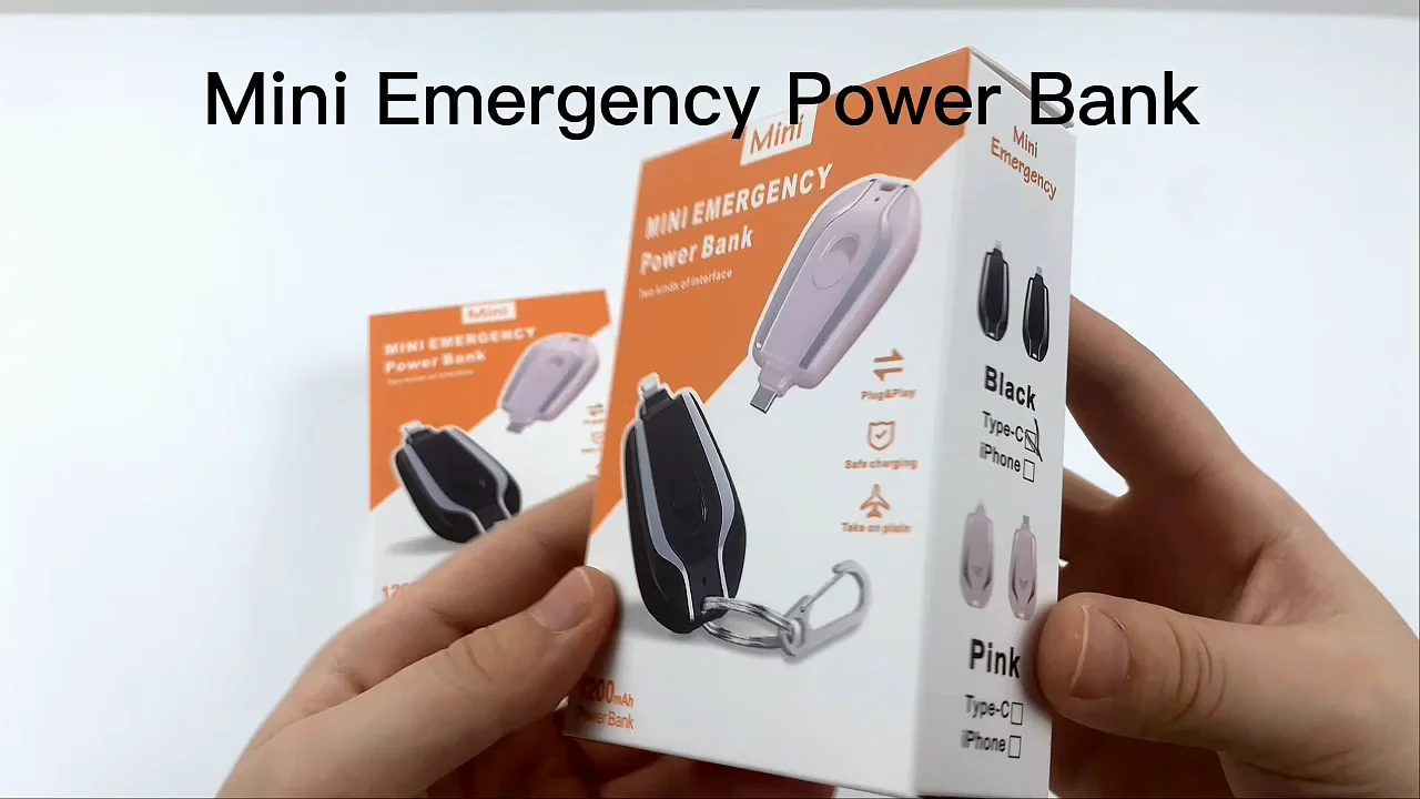 New Design Light Mini Usb Power Banks 1200mah Small Emergency Charging ...