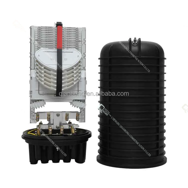 288 cores FTTH/FTTX IP68 Dome Type Closure Fiber Optic Splice Closure ...