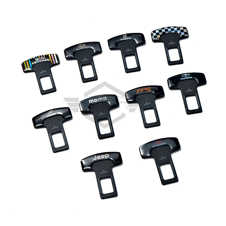 Auto Safety Seat Straps Belt Buckle Car Webbing Seat Clips Buckles For ...