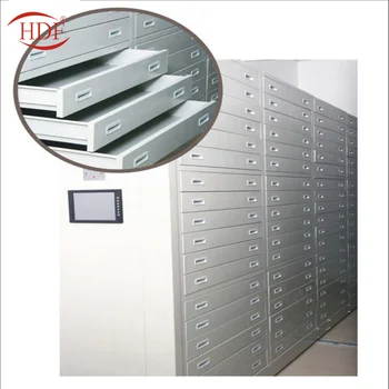 Mobile Rack Storage System Drawings Filing Metal Cabinets A0 Paper Map ...