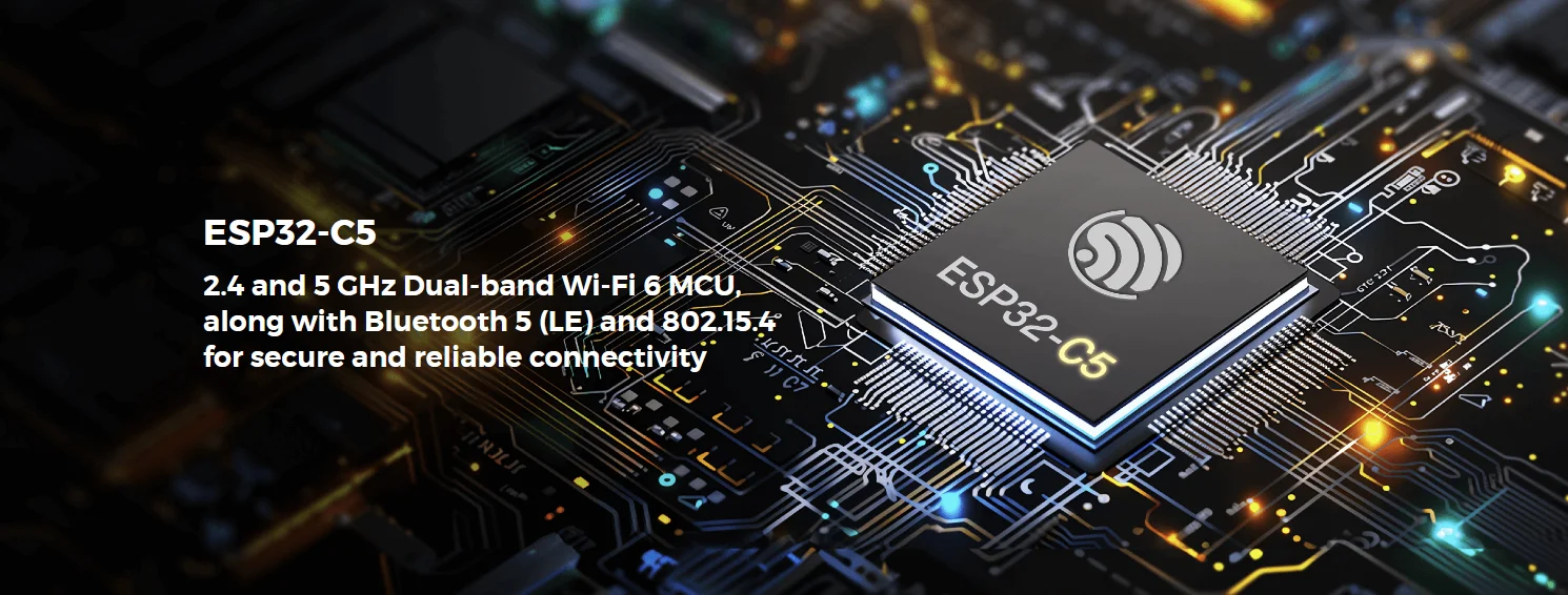 ESP32-C5 Wifi BLE Module - Zigbee Thread Gateway Support