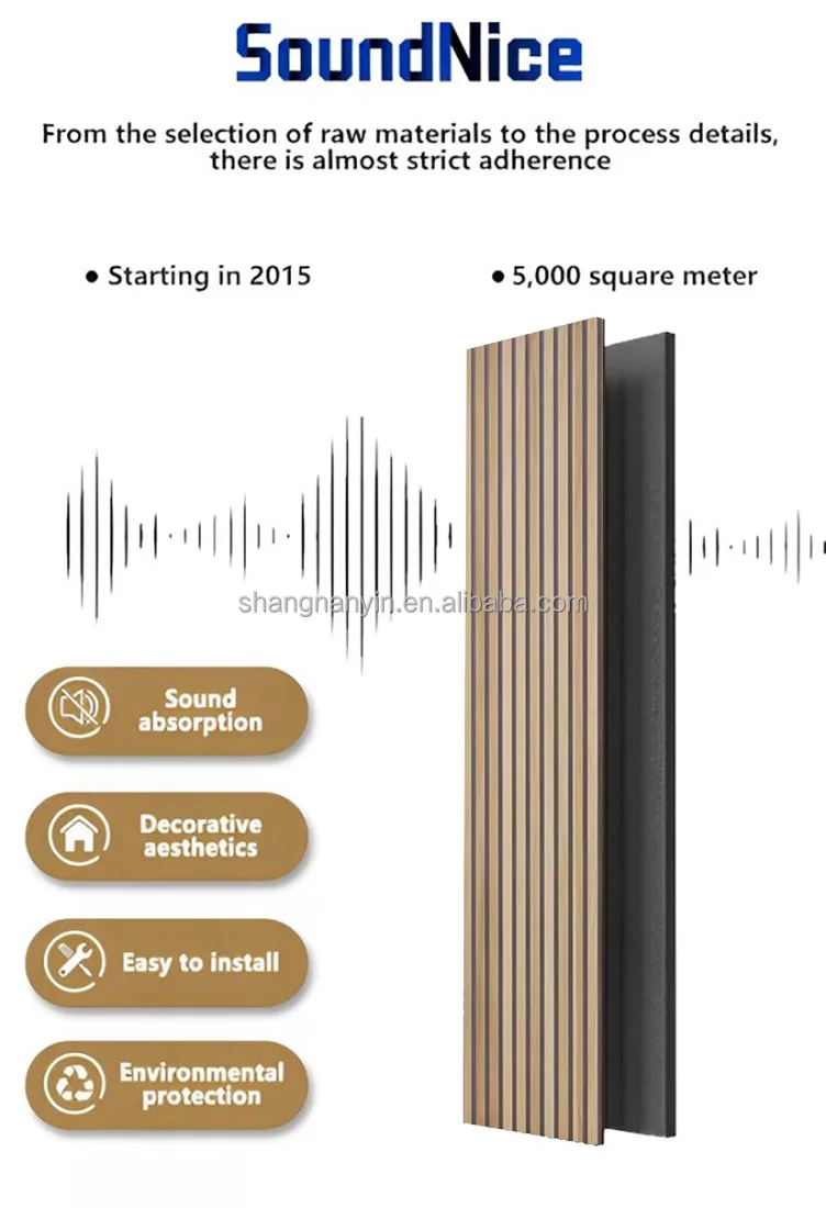 Oak Acoustic Wood Wall Panels Slat Akupanels Wooden Veneer Acoustic ...