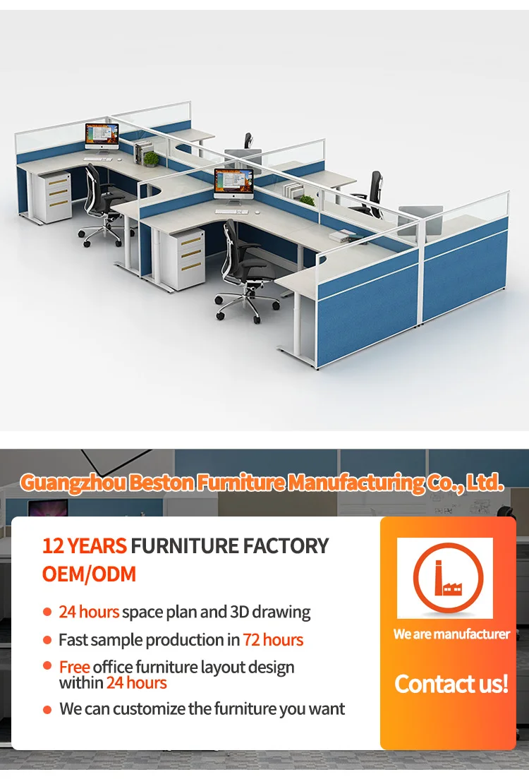 Modular Cubical Work Station Desk - Modern Office Furniture