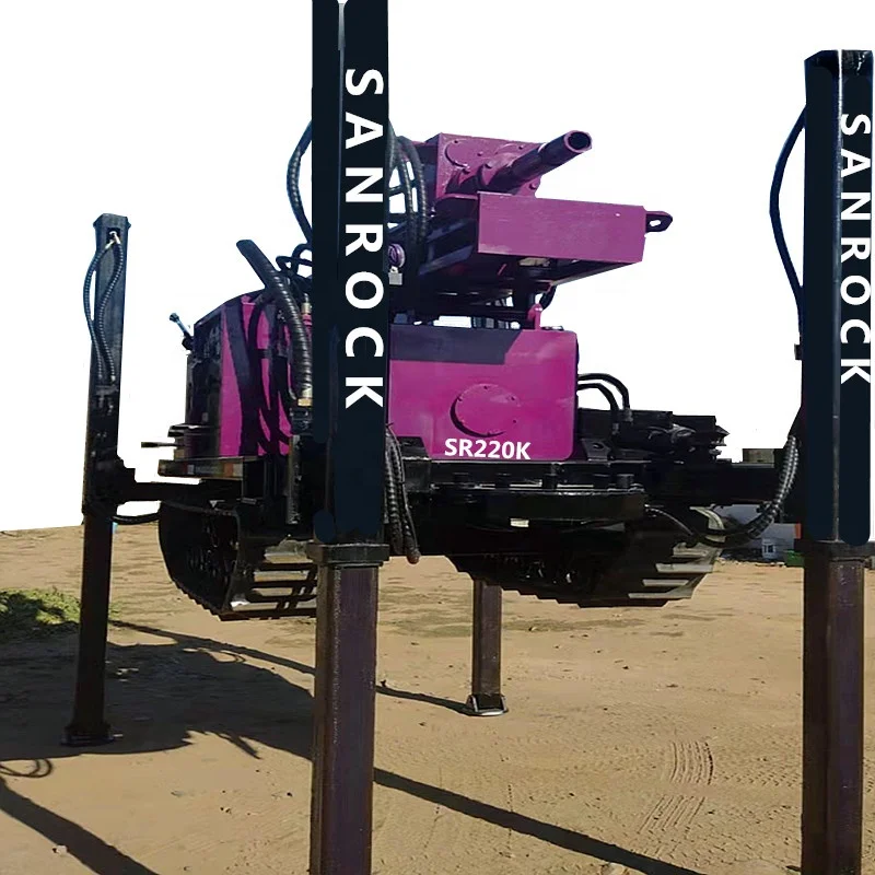 Rotary Borehole Water Well Drilling Machine Hydraulic Portable Water ...