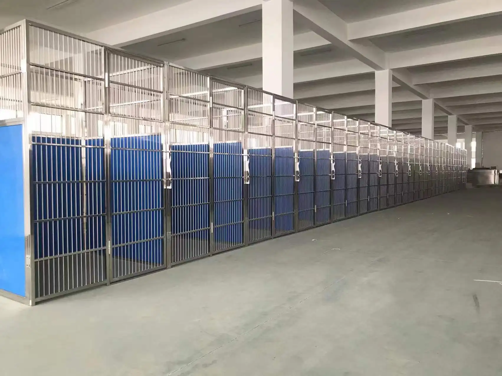 Customizable Veterinary Stainless Steel Dog Kennels