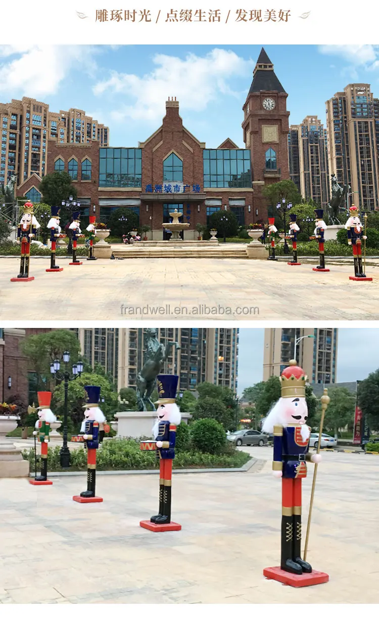 Support Customized Large Life Size Nutcracker Sculpture/fiberglass ...