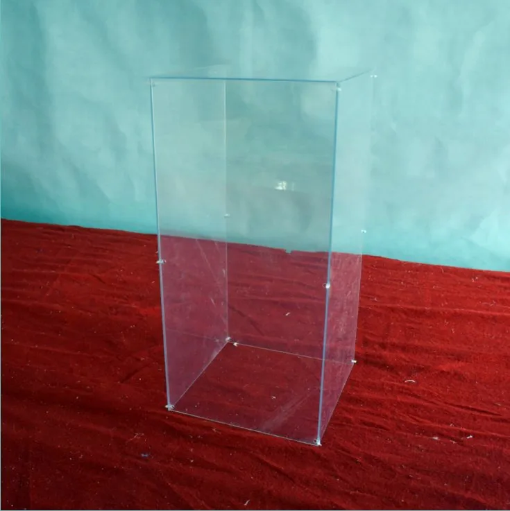 Clear Acrylic Pillar Stands - Perfect for Christmas & Weddings
