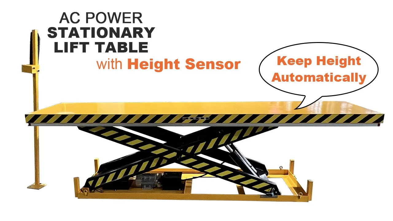 Infrared Height Sensor Electric Lift Table 1 2 3 4 5 6 T Tons Ground ...