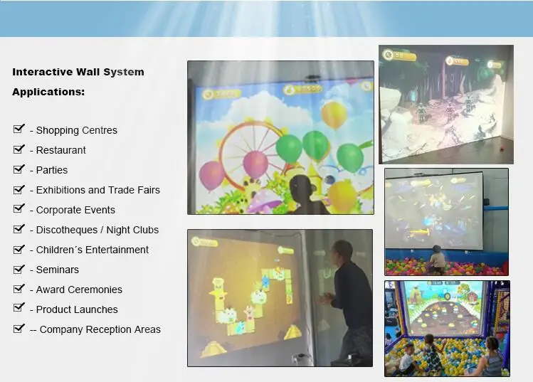 2025 Hot Sale Ball Games Interactive Wall Software Free for Kids