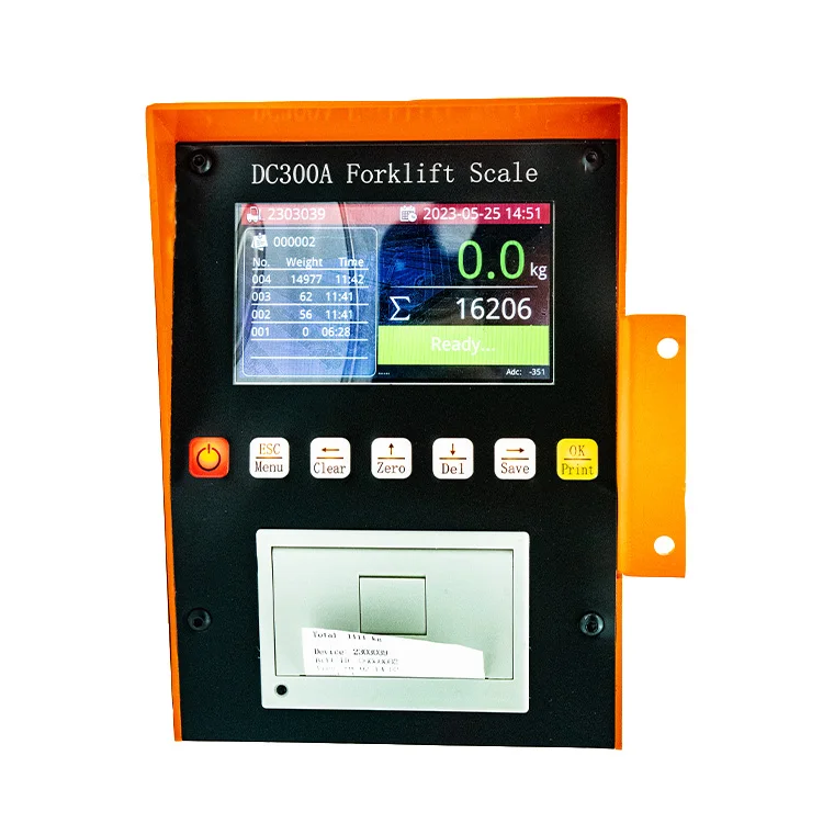Hydraulic Double Fork Forklift Weighing Scale Forks For sensor weighing ...