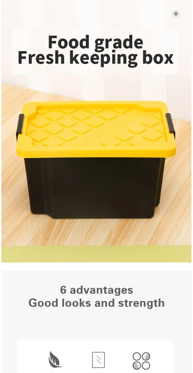 Heavy Duty Containers Big Plastic Storage Box With Lid 60l - Buy Garden ...