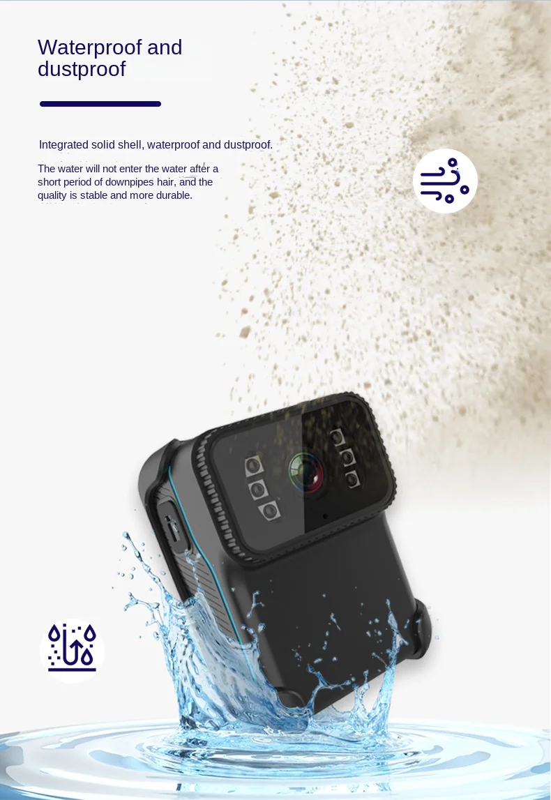 Waterproof 1080p Wifi Camera Mp4 Format Dv Action Cam Law Enforcement ...