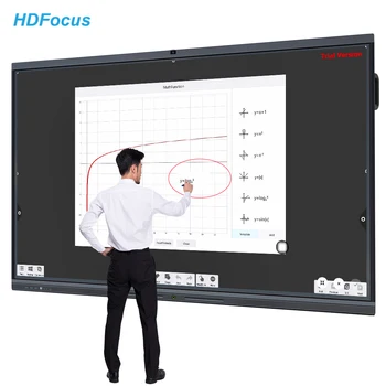 86 98 100 Inch Odm 4k Android Ops Interactive Panels Lcd Display Meeting Room Education Smart ...