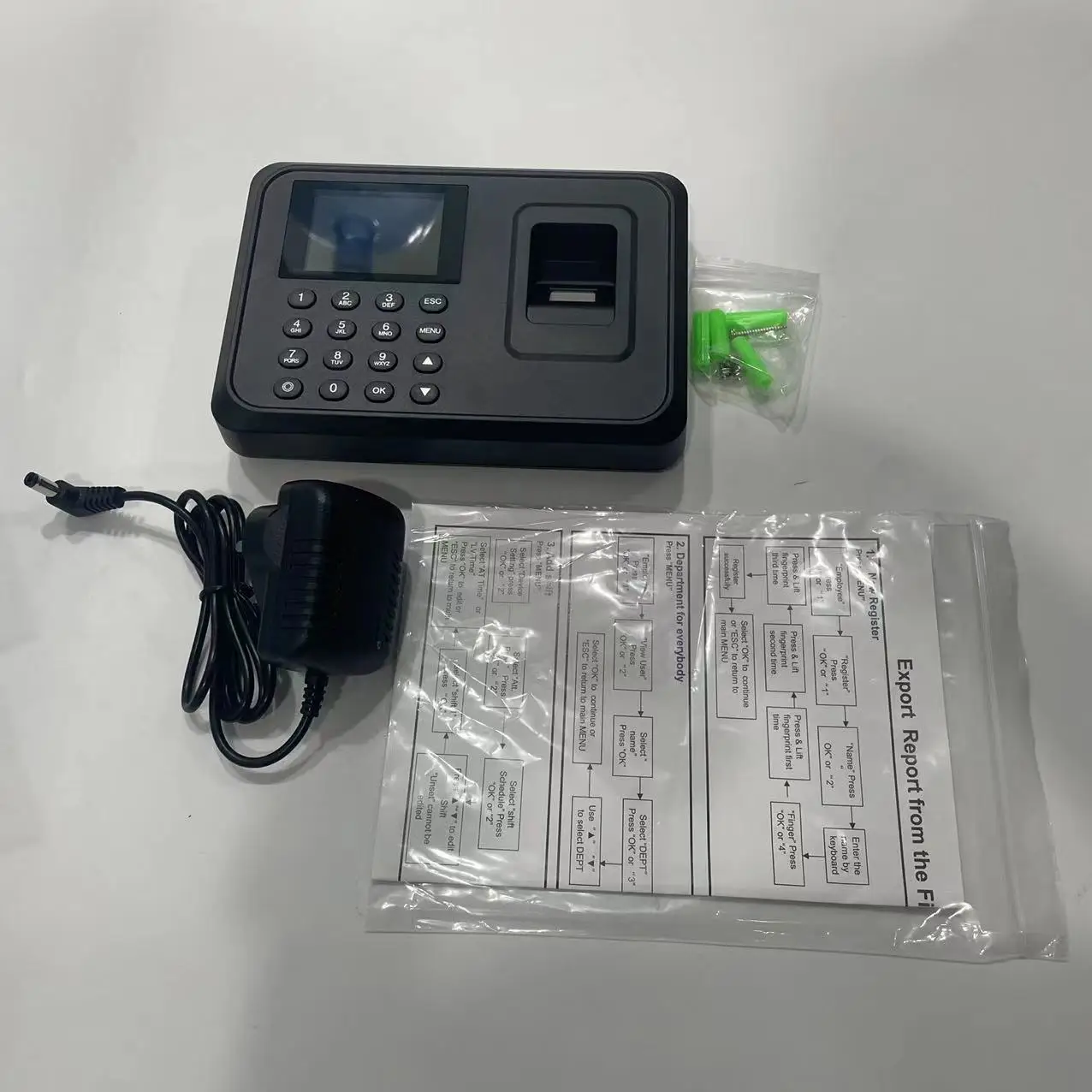 Fingerprint Attendance System Biometric Clock in Machine Employee ...