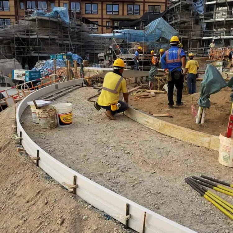 Garden Flexible Formwork Concrete Edge Boxing Sidewalk Footpath Garden ...