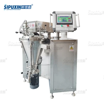 Spx Double Jacket Mixing Tank Agitator Heated Vacuum Homogenizer Mixer ...