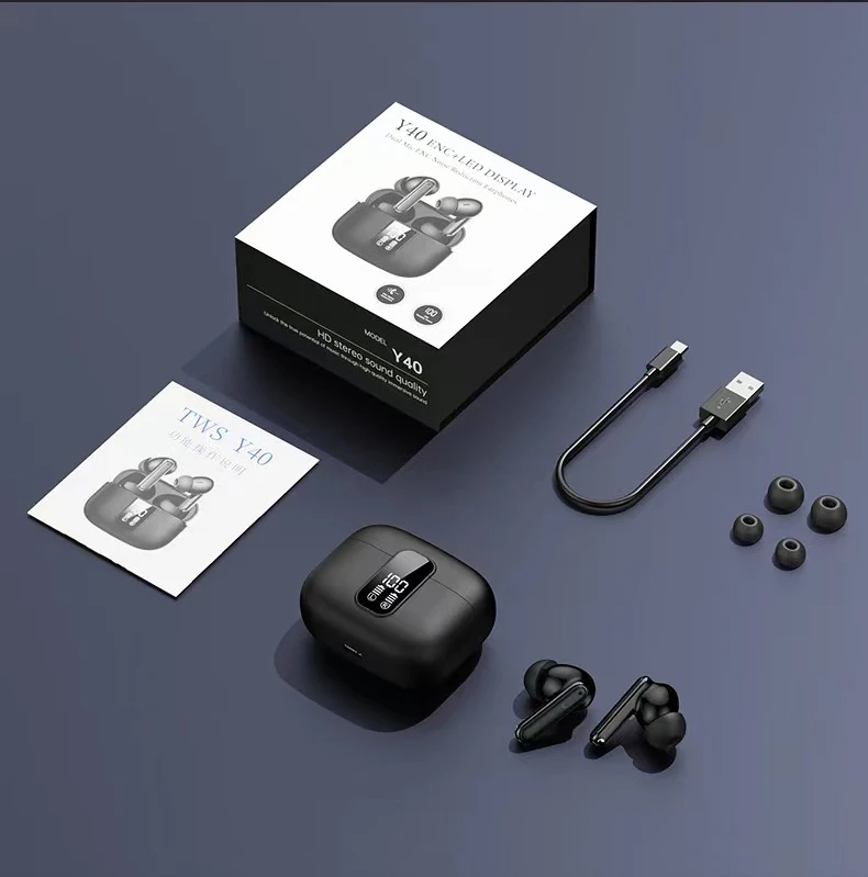 LEIDI Y40 Earbuds - High Fidelity Sound Quality TWS Wireless