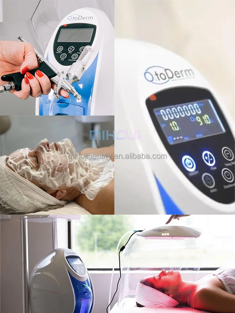 Korea Original 98% O2toderm Oxygen Facial Machine Oxgen Jet Peel Dome ...