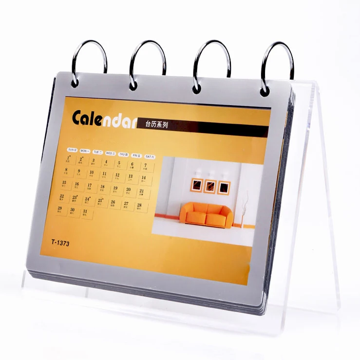V shape Desk Top Acrylic Flip Calendar Display Stand Holder| Alibaba.com