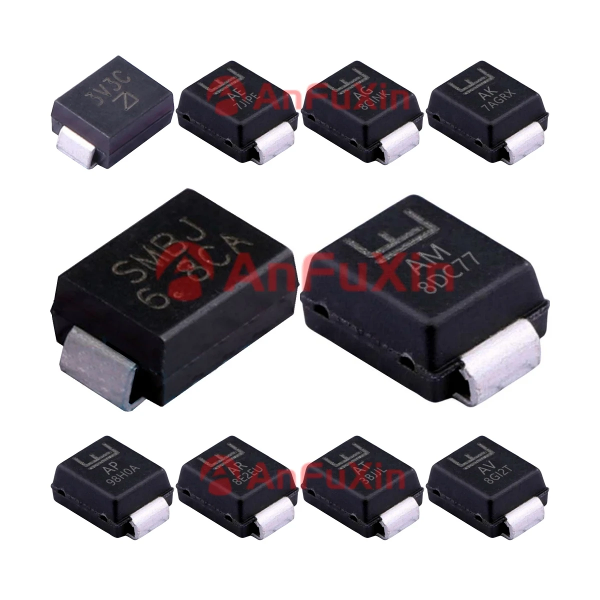 Static and surge protection TVS/ESD SMBJ3.3CA 5.0CA 6.0CA 6.5CA 6.8CA 7.0CA 8.0CA 8.5CA 9.0CA ...