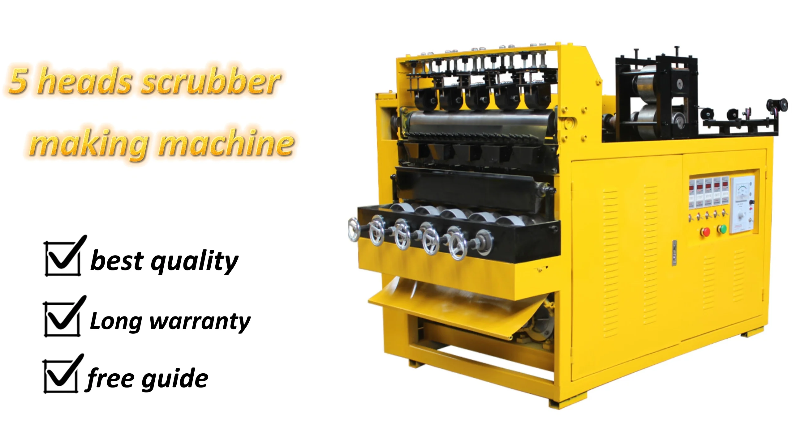 Stainless Steel Scourer Machine Scrubber Making Use Stainless Steel ...