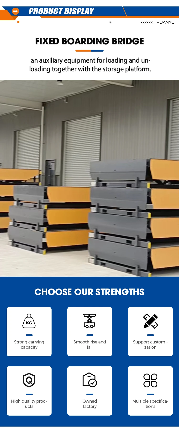 Fixed Hydraulic Ramp Container Loading And Unloading Platform Logistics ...