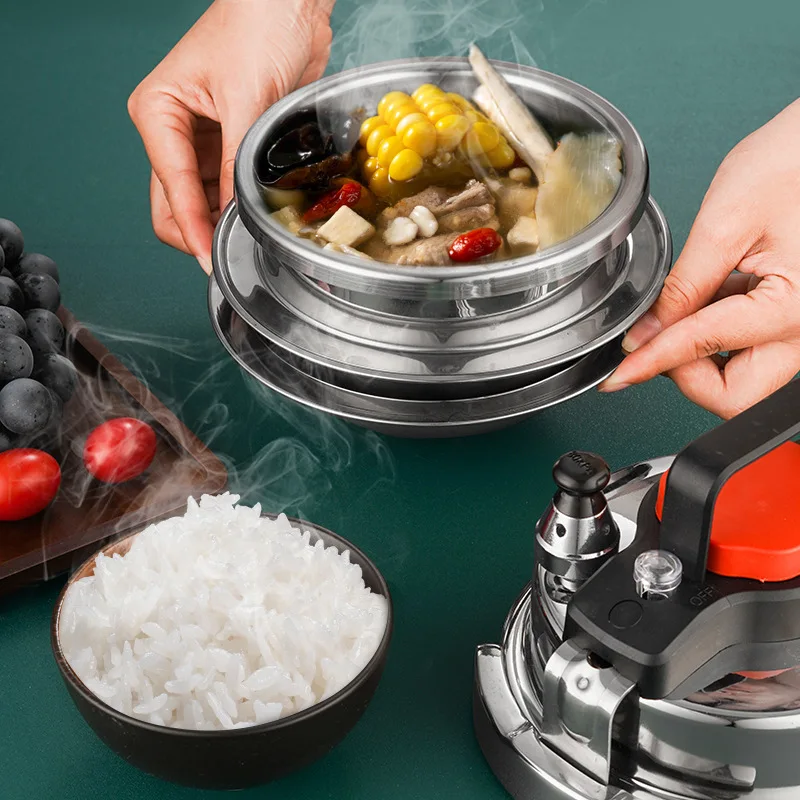 304 Stainless Steel Pressure Cooker - 1.4L Mini Model