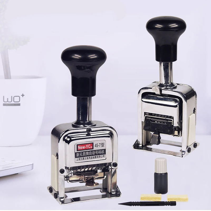 School Document Numbering Machine Automatic Numbering Machine With Self ...