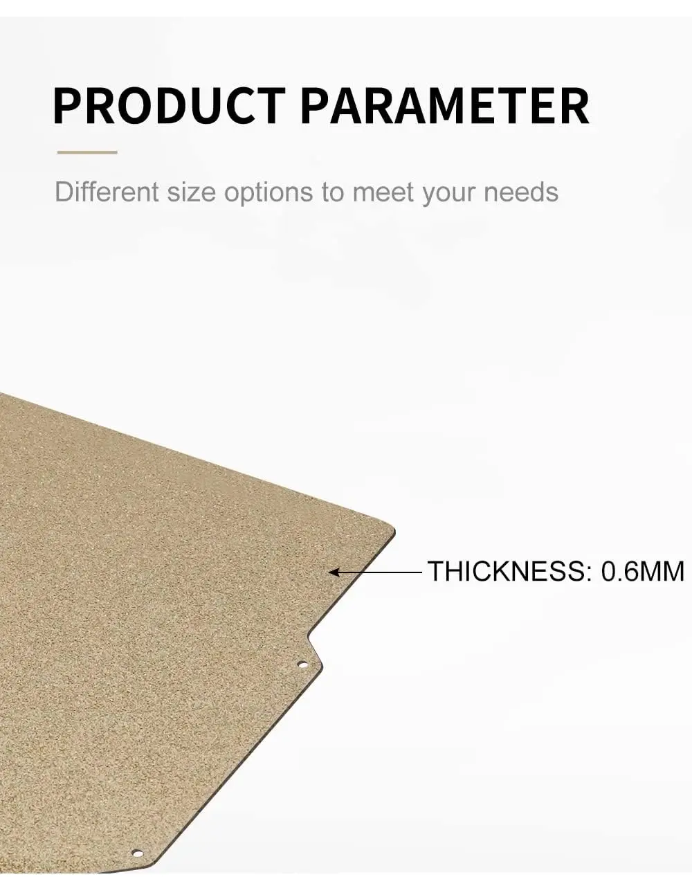 YouQi Texture Spring Steel PEI PEO Sheet 257x257mm Bed for Bambu Lab ...