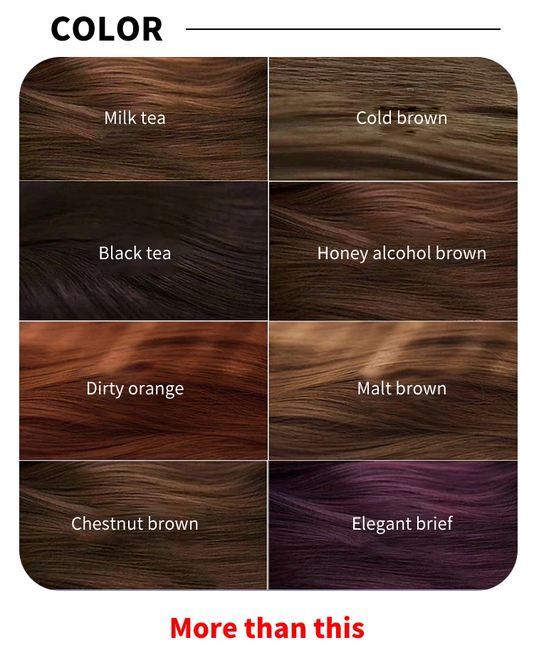 Professional Diy Permanent Hair Color Cream Long Lasting Hair Dye Color ...