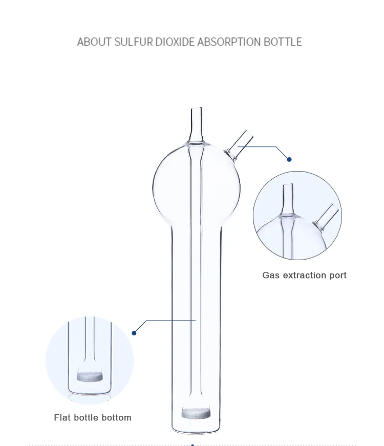 Hot Sale U-shaped Plate Glass Absorption Tube White/brown 10-125ml ...