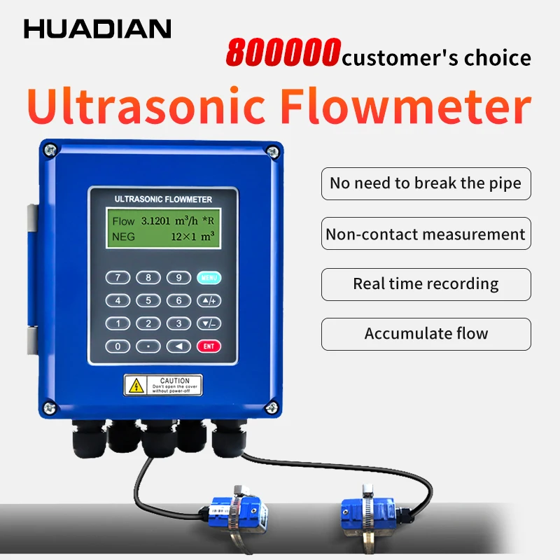 Alibaba.com: 1 Inch 500mm Digital Battery Non-Invasive Ultrasonic Flow ...